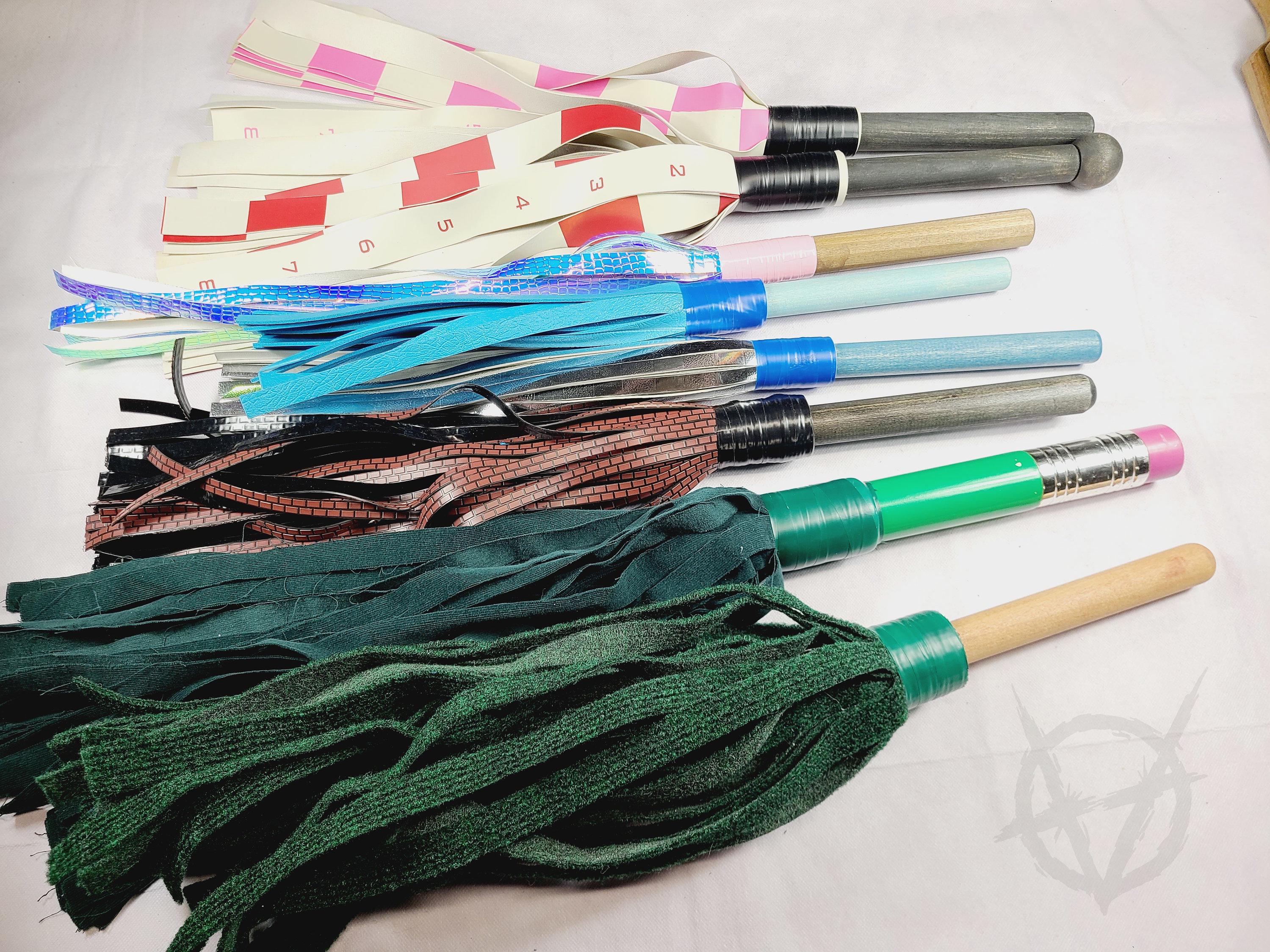 Closeout Floggers: Mixed Materials and Experimental Whips - Etsy