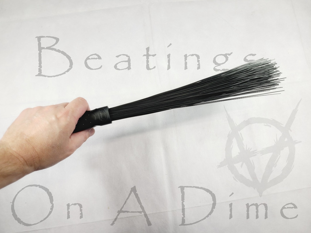 Demon Whiskers - Rubber Fetish Whip - Evil BDSM Flogger - Handmade ...