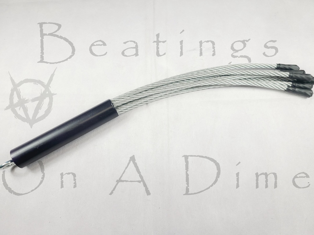 Heavy Metal Flail - Steel Cable Beater - Brutal Fetish Flogger ...