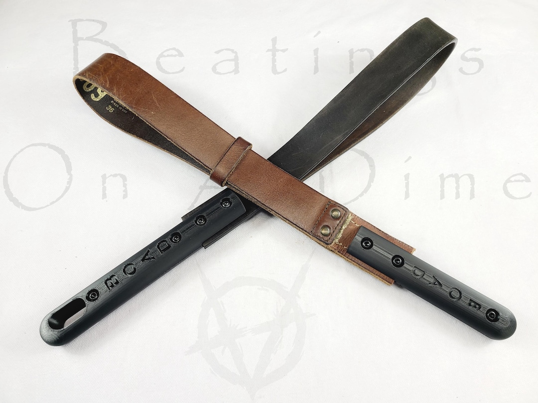 Looped Belt Slappers: Old School BDSM Toy With a 3D Printed Handle ...