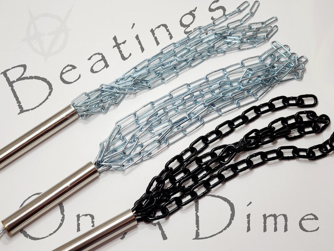 Heavy Metal Flogger - Steel Chain Whip - Brutal Fetish Flogger ...