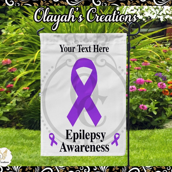 Epilepsy Garden Flag - Etsy
