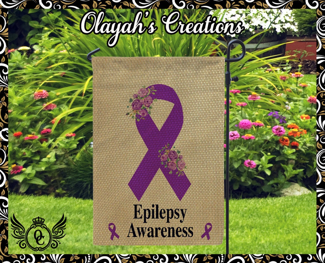 Flower Epilepsy Awareness Garden Flag Decor - Etsy