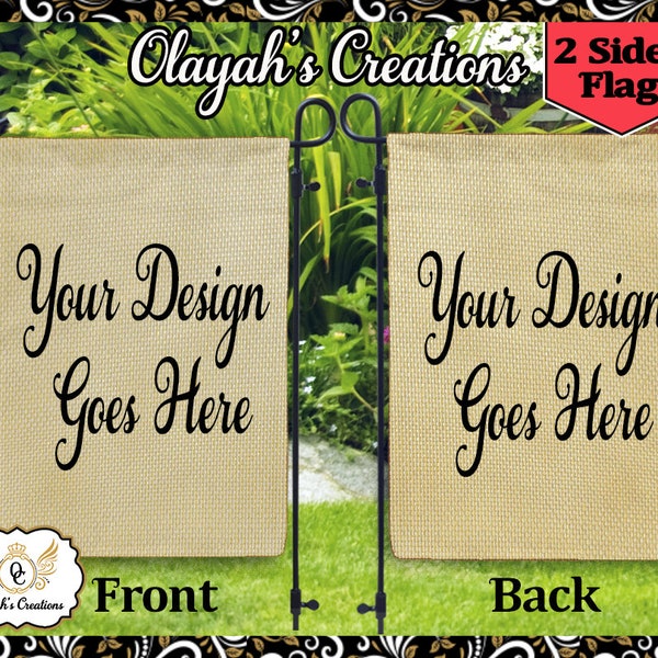 Burlap Flags - Etsy