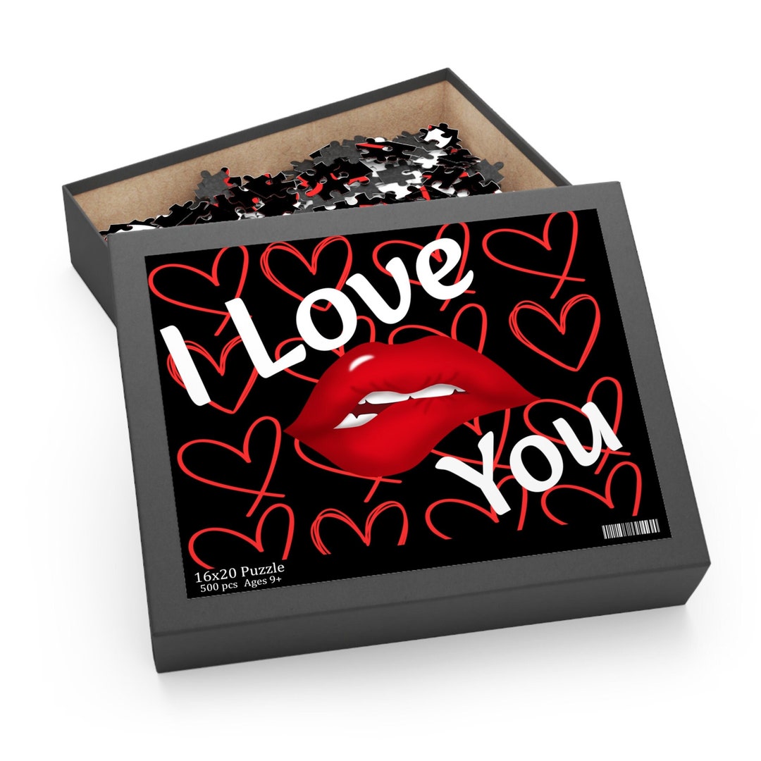 Valentines Day Jigsaw Puzzle Message Gift, I Love You Message Puzzle ...