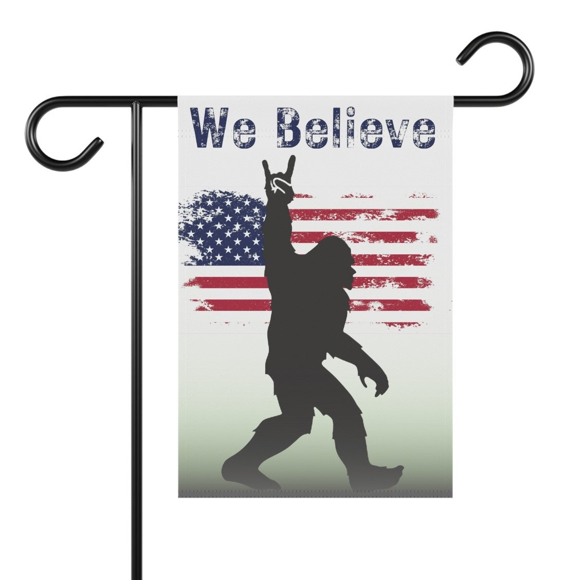 The American Bigfoot Cryptid "we Believe" Garden ,front Yard, RV Flag ...