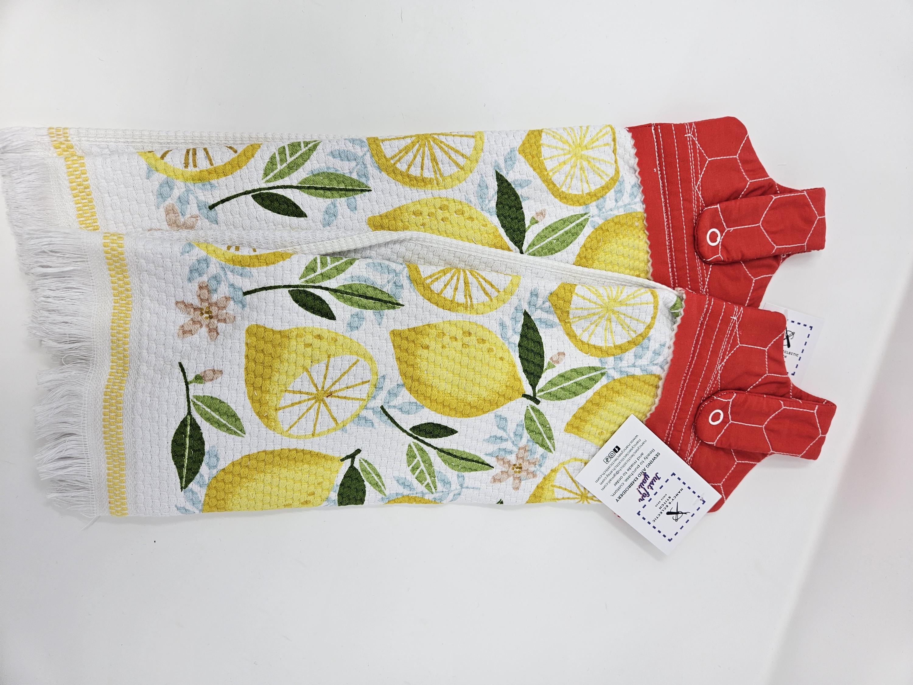 Hanging Kitchen Towels With Snaps-various PATTERNS SUMMER - Etsy
