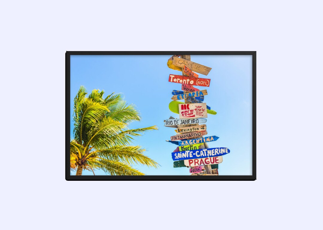 Destination Sign Print Downloadable Art Print High-res Digital Download ...