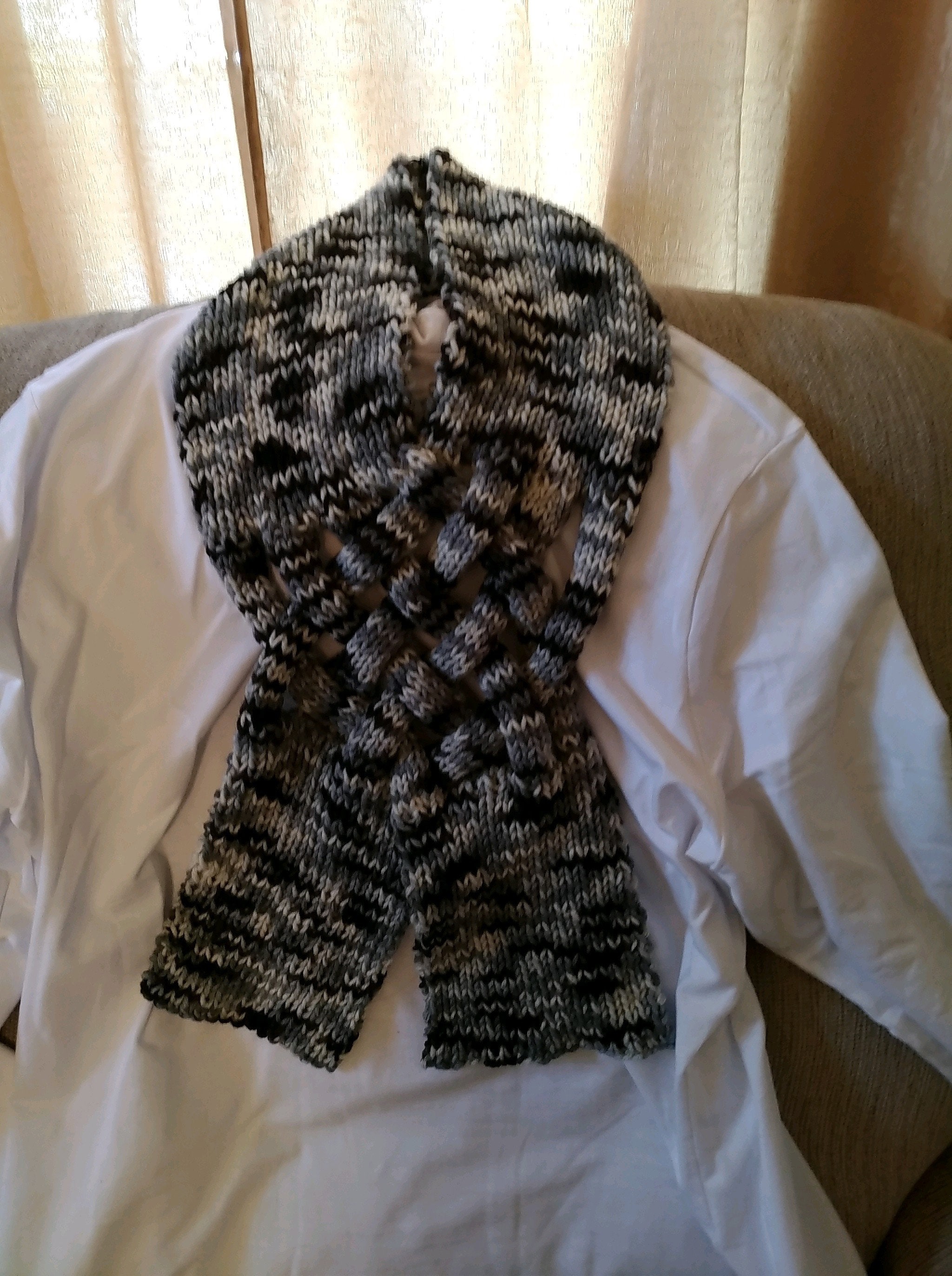 Braided Scarf - Etsy