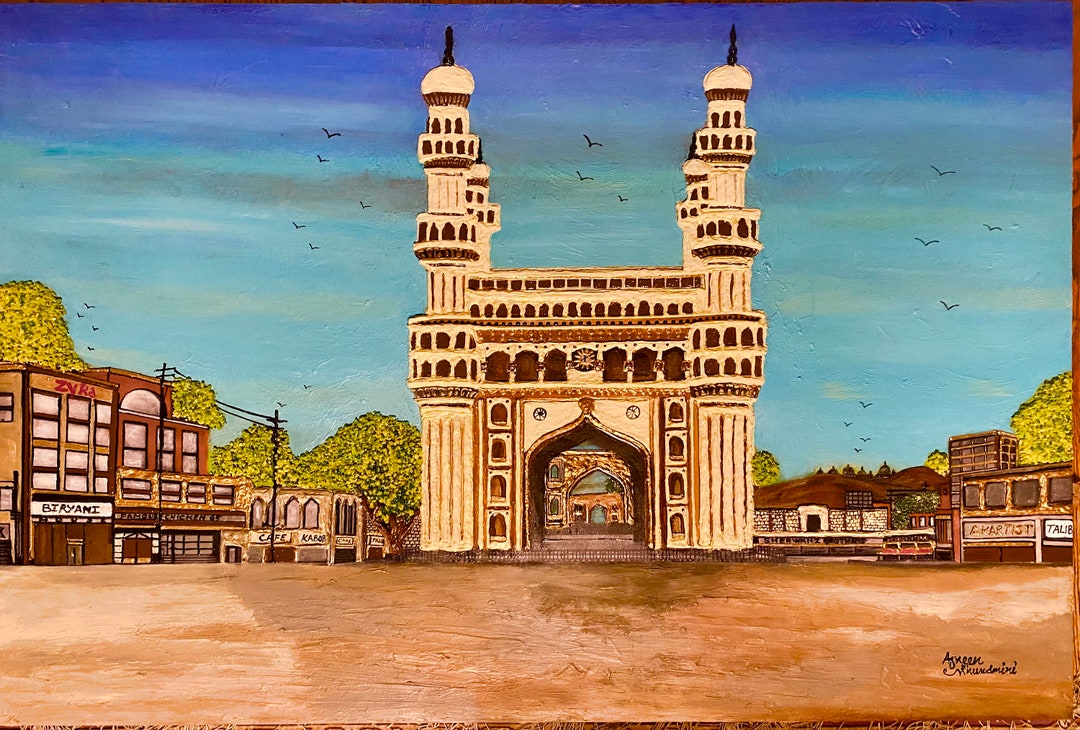 Charminar Original Art Print - Etsy