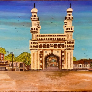 Charminar Original Art Print - Etsy