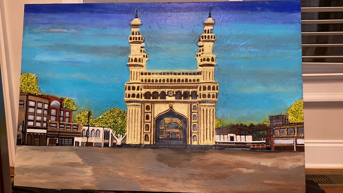 Charminar Original Art Print - Etsy