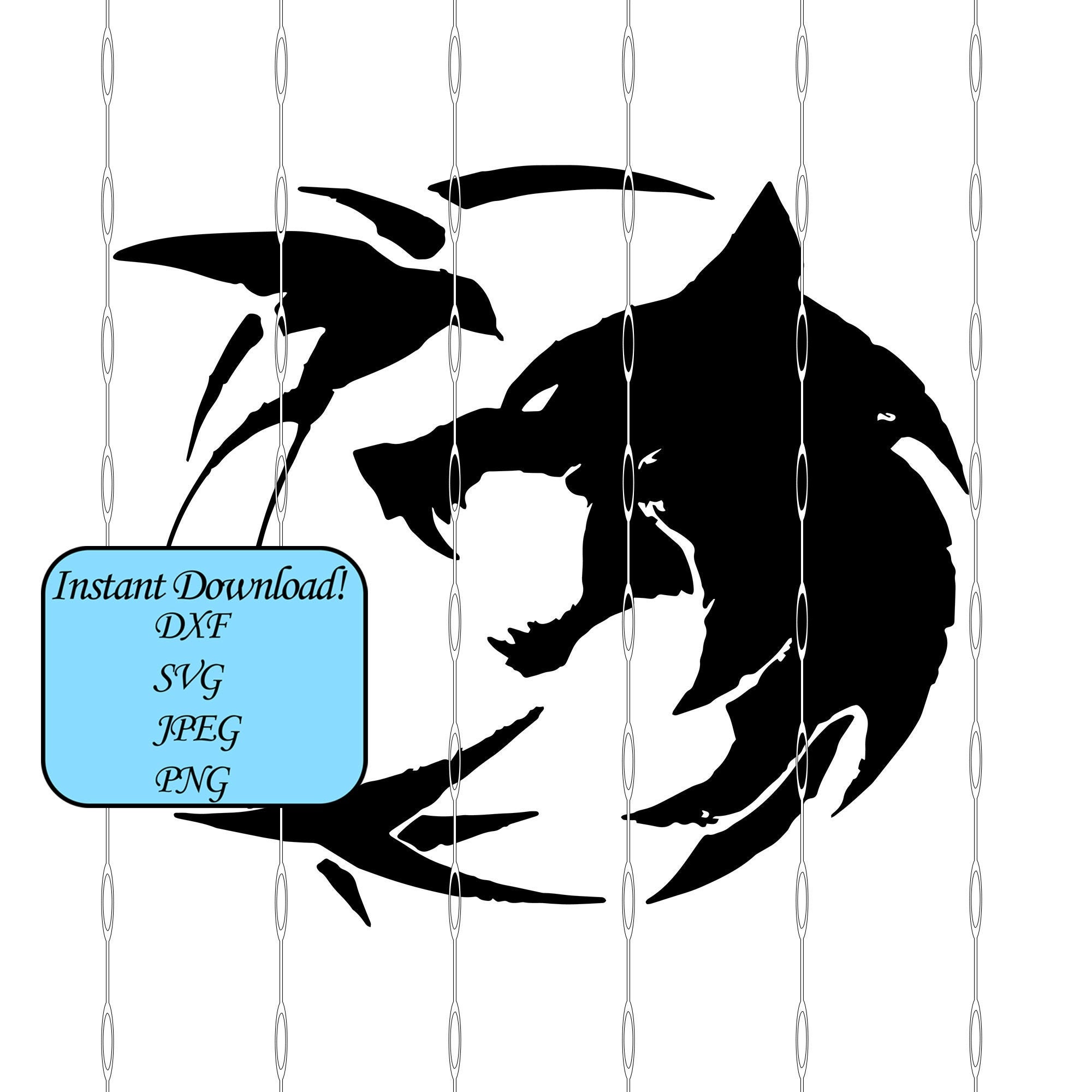 New Witcher Logo SVG / JPEG / PNG / Dxf Files Digital Download for ...
