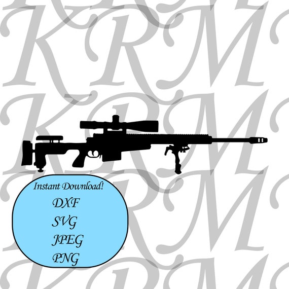 Sniper Rifle SVG / JPEG / PNG / Dxf Files Digital download | Etsy