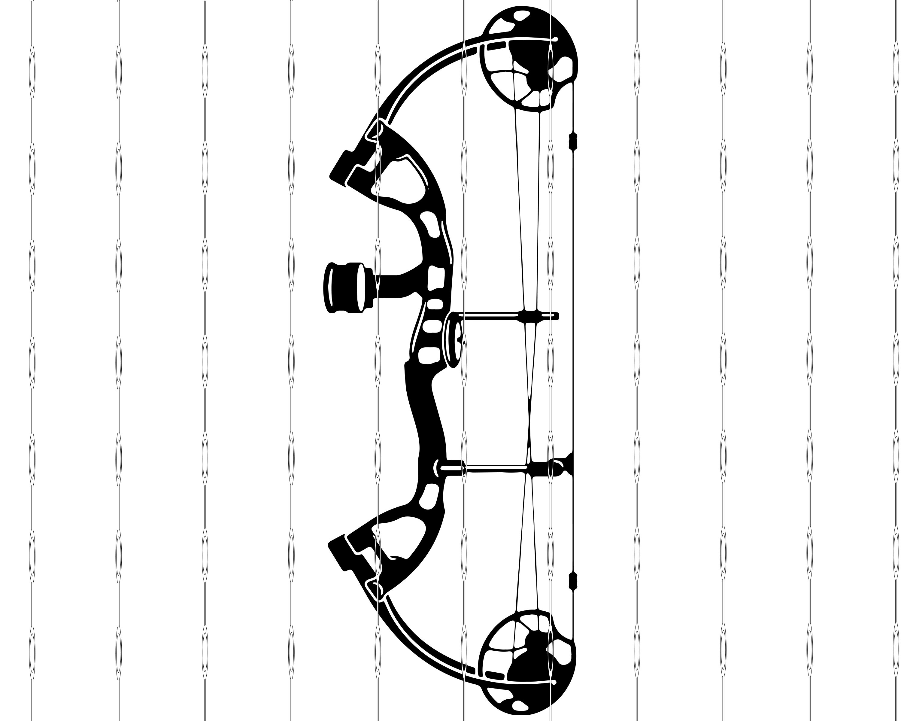 Arco compuesto SVG / JPEG / PNG / Dxf Files Descarga digital para ...