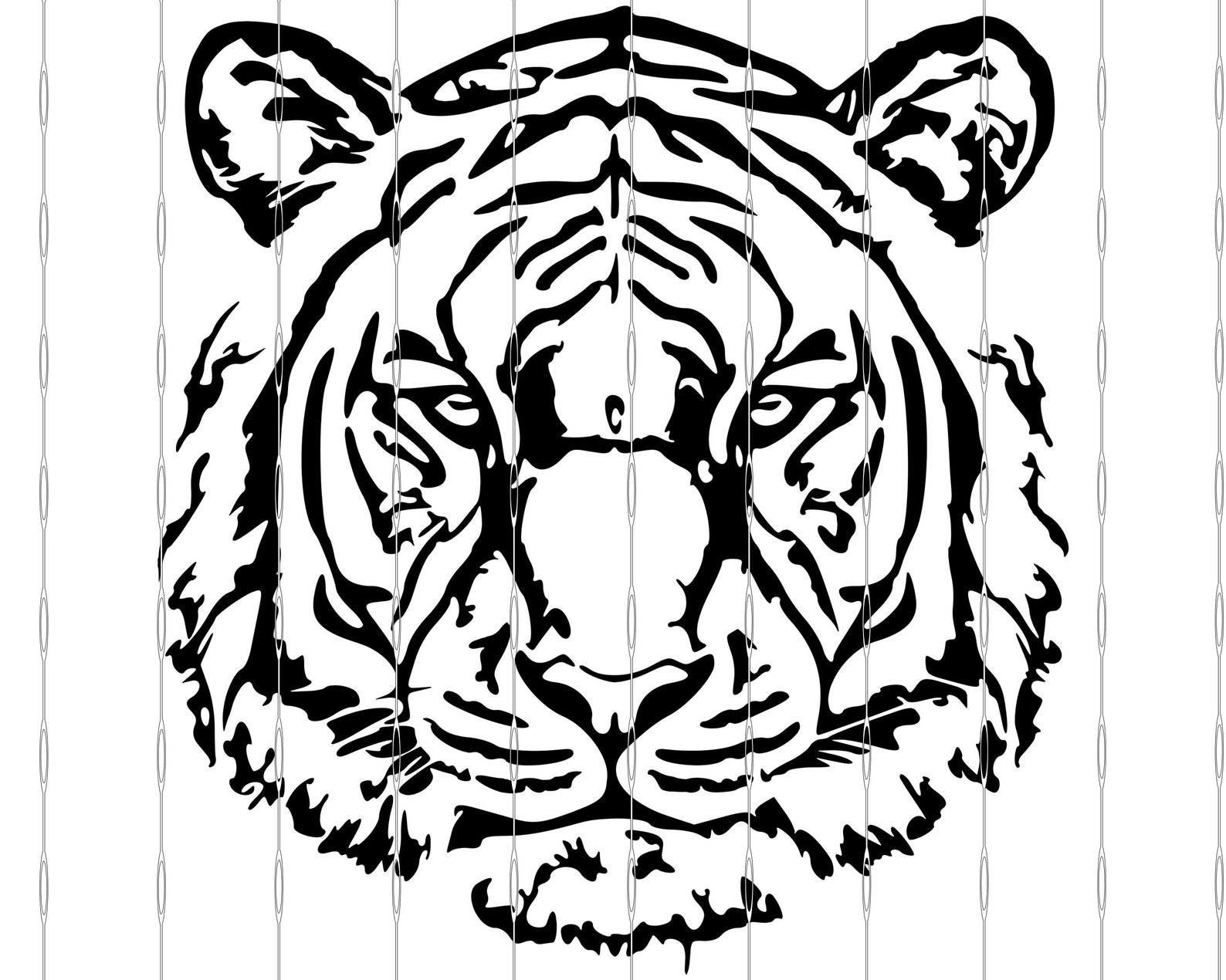 Tiger SVG / JPEG / PNG / Dxf Files - Digital Download for Cricut - Etsy