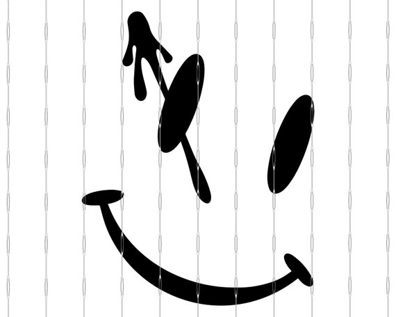 Watchmen Smiley Face Black And White