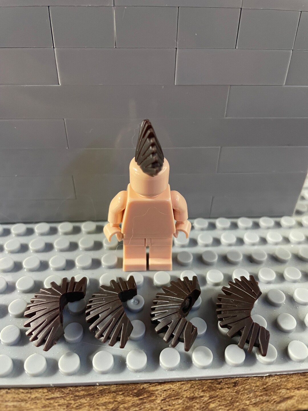 Mini-figure Hair Mohawk set of 5 - Etsy