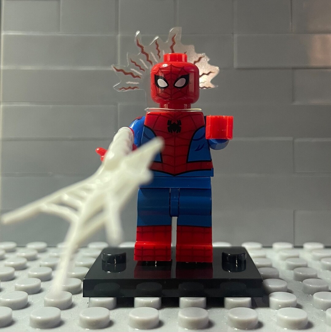 Spider-man MOC Lego Mini-figure - Etsy