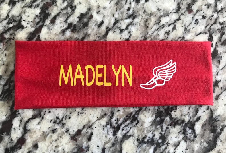 Personalized Headband Sports Custom Design Yoga Team Hairband ...