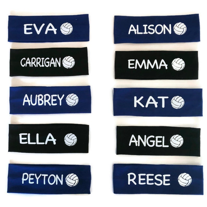 Personalized Headband Sports Custom Design Yoga Team Hairband ...