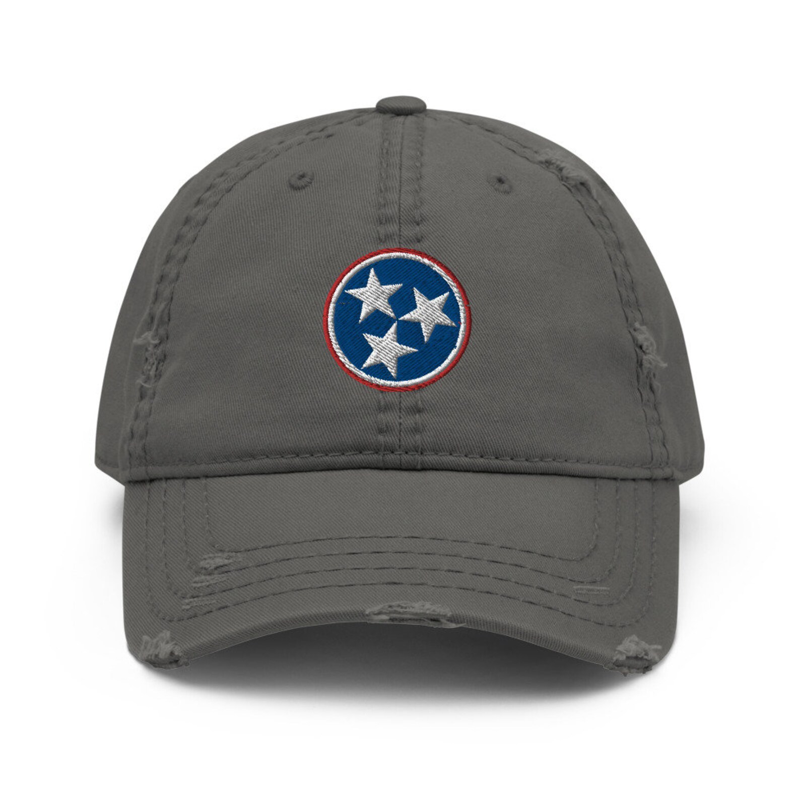 Tennessee Tri-star Hat, Tennessee Hat, Tennessee Flag Hat, Tennessee ...