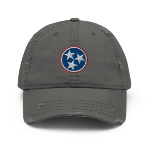 Tennessee Tri-star Hat, Tennessee Hat, Tennessee Flag Hat, Tennessee ...