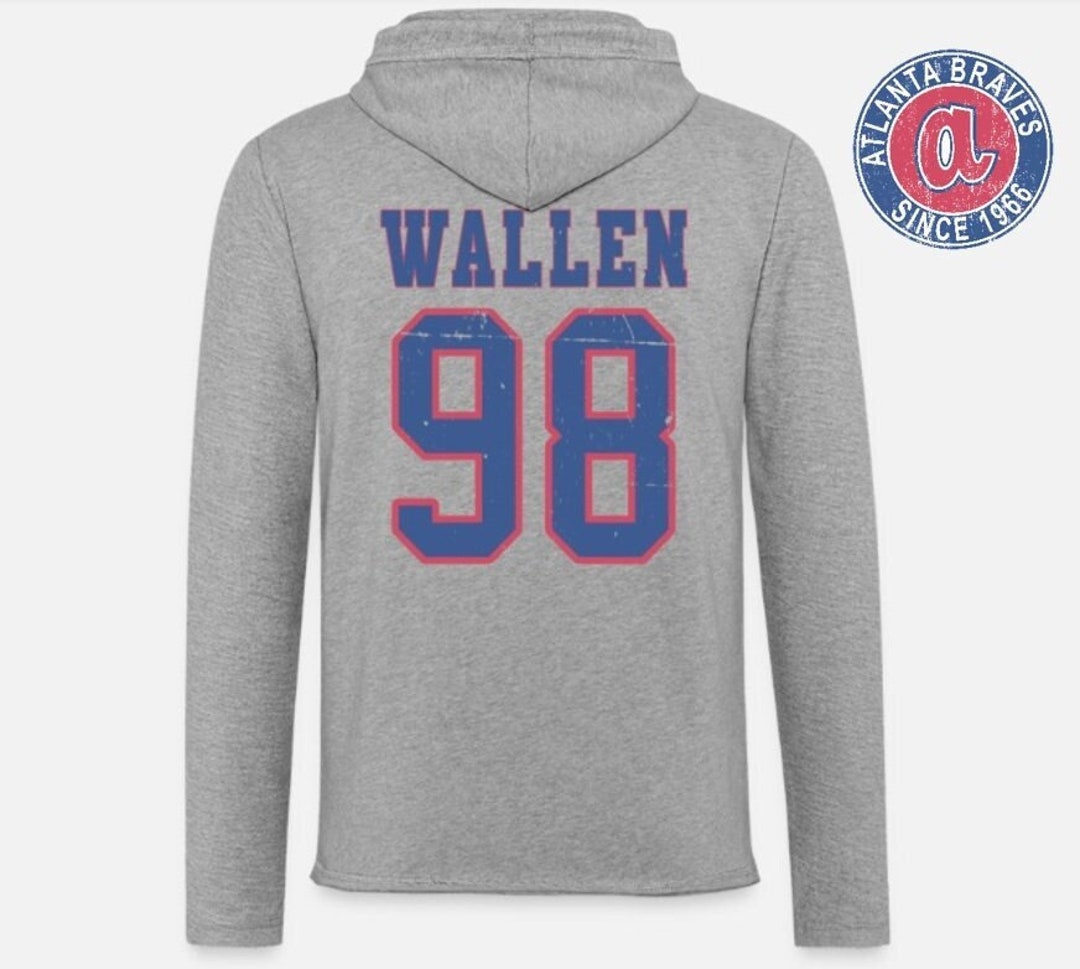 98 Braves, Wallen Hoodie, Wallen '98 Braves Hoodie, Braves 98 Hoodie ...