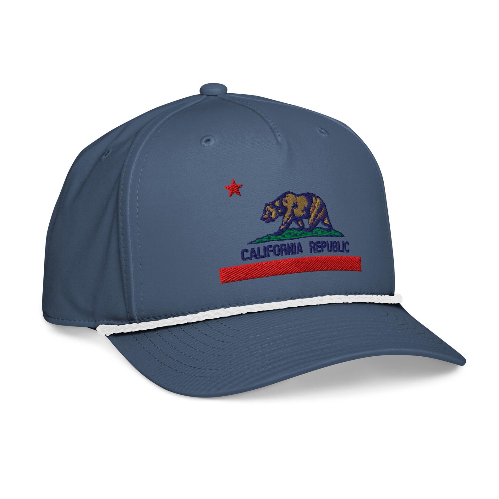 Rope Cap, California Republic Hat, California State Flag, California ...