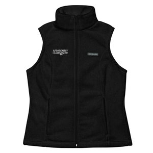 Camping Fleece Vest, Camper Vest, Funny Camping Vest, Hiking Vest ...