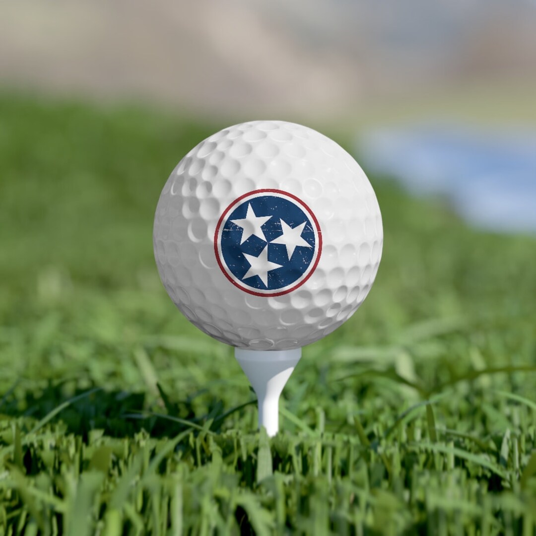 Tennessee Tri-star Golf Balls, Tennessee Golf Balls, Tennessee Flag ...