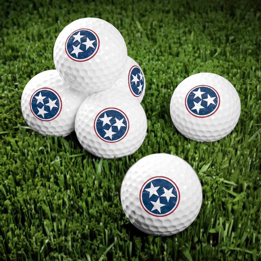 Tennessee Tri-star Golf Balls, Tennessee Golf Balls, Tennessee Flag ...