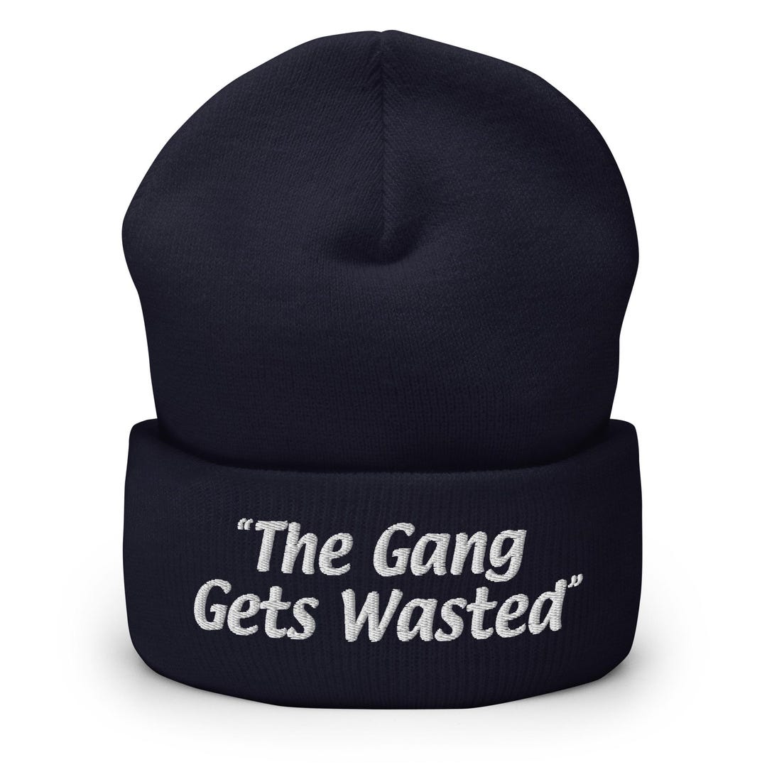 Always Sunny Beanie, the Gang Gets Wasted Beanie, It's Always Sunny in ...