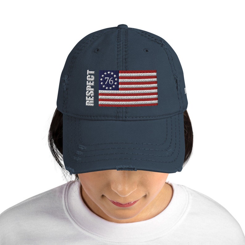 1776 Hat 76 Respect Flag Patriotic Flag 4th of July Hat - Etsy