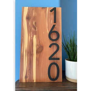 Modern Raised Number House Number Sign, Address Sign, Address Numbers ...