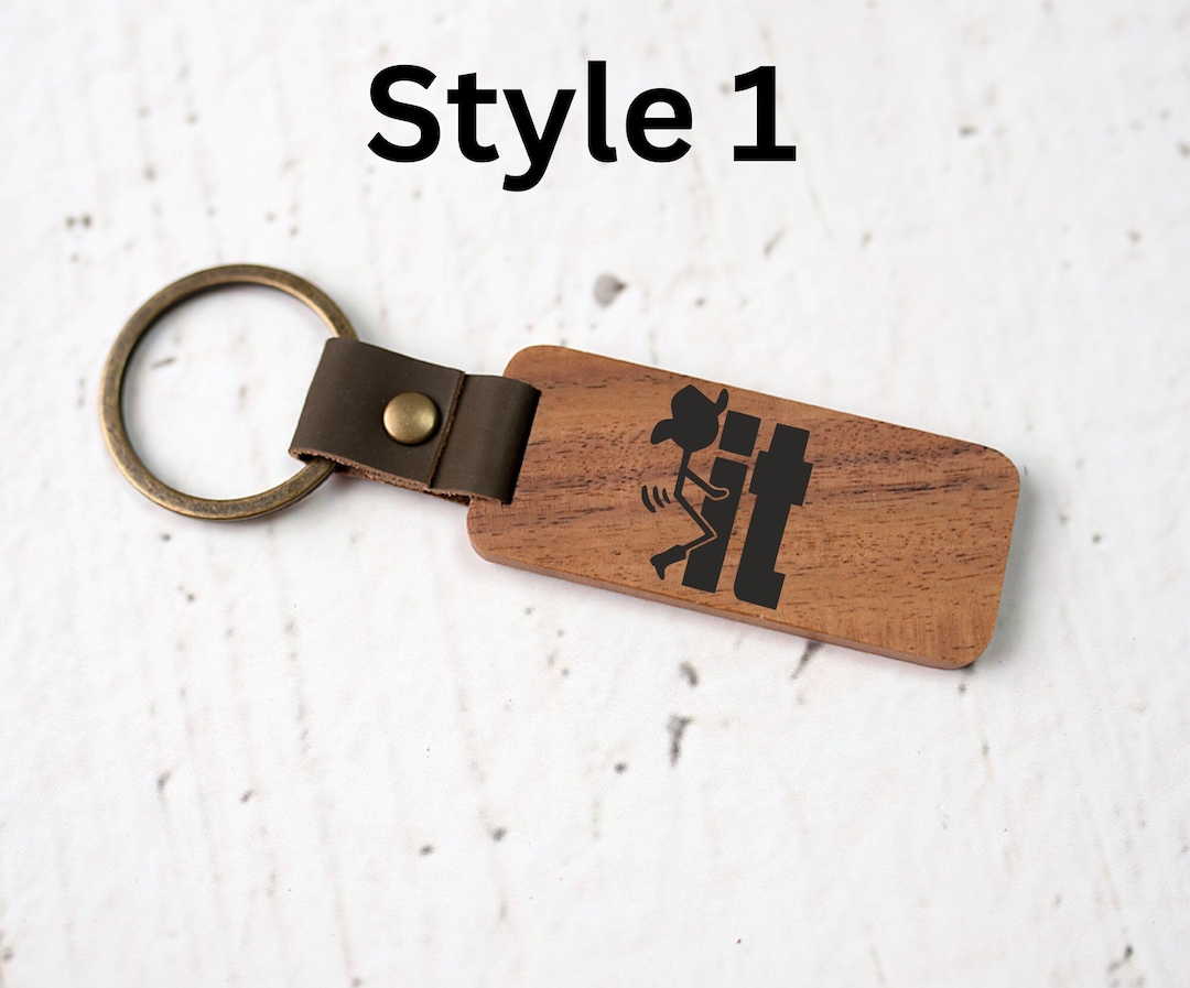Funny Engraved Wooden Keychains, One Piece Car Keychains, Keychain for ...