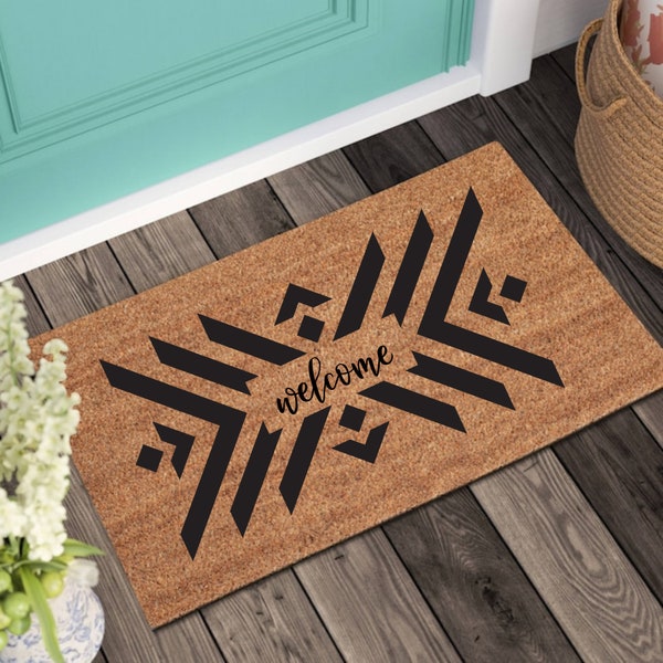 Boho Door Mat - Etsy