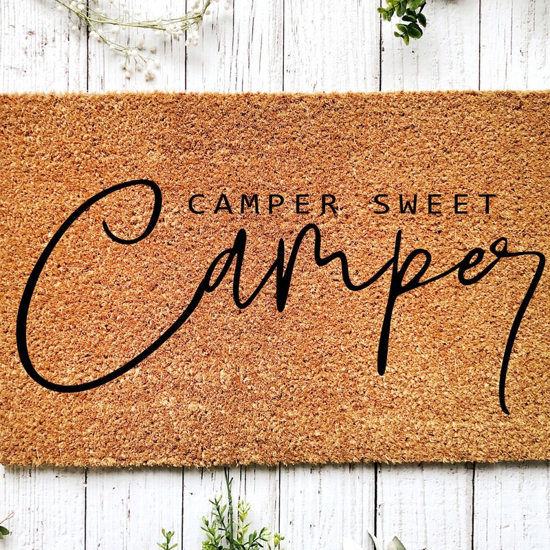 Camper Welcome Mat - Etsy