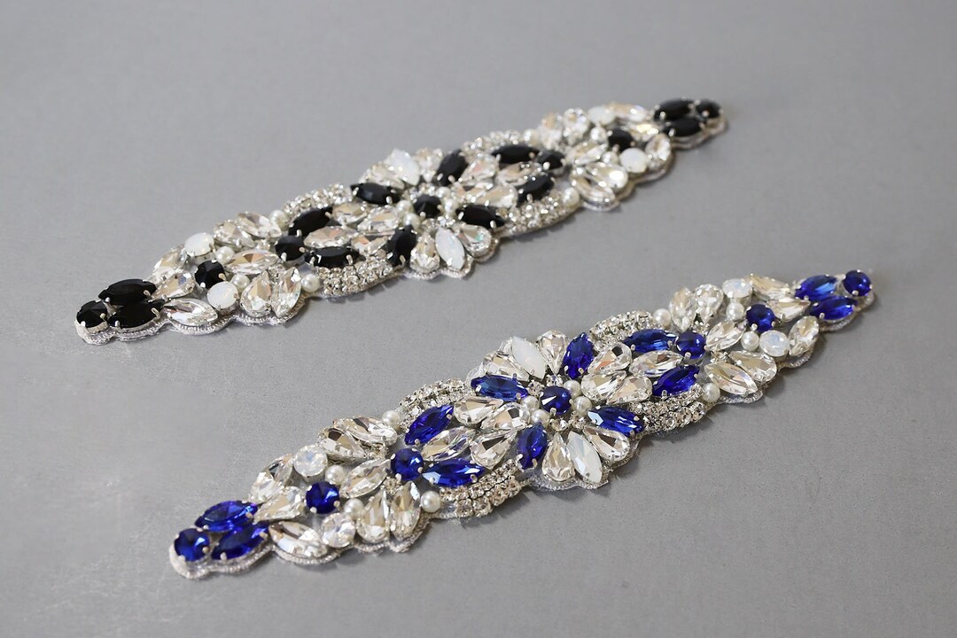 SY Rhinestone Bead Applique, Rhinestone Applique , Clothes Patch ...