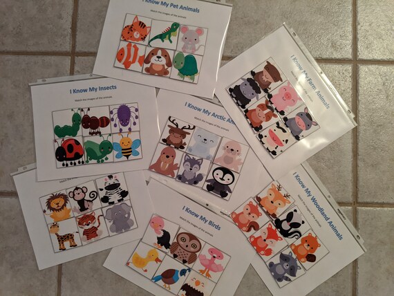 I Know My Animals Add-on Pack - Etsy