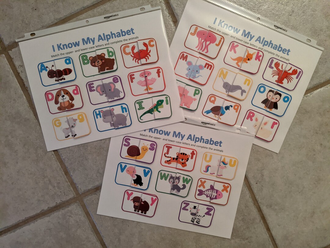 I Know My Alphabet Add-on Pack - Etsy