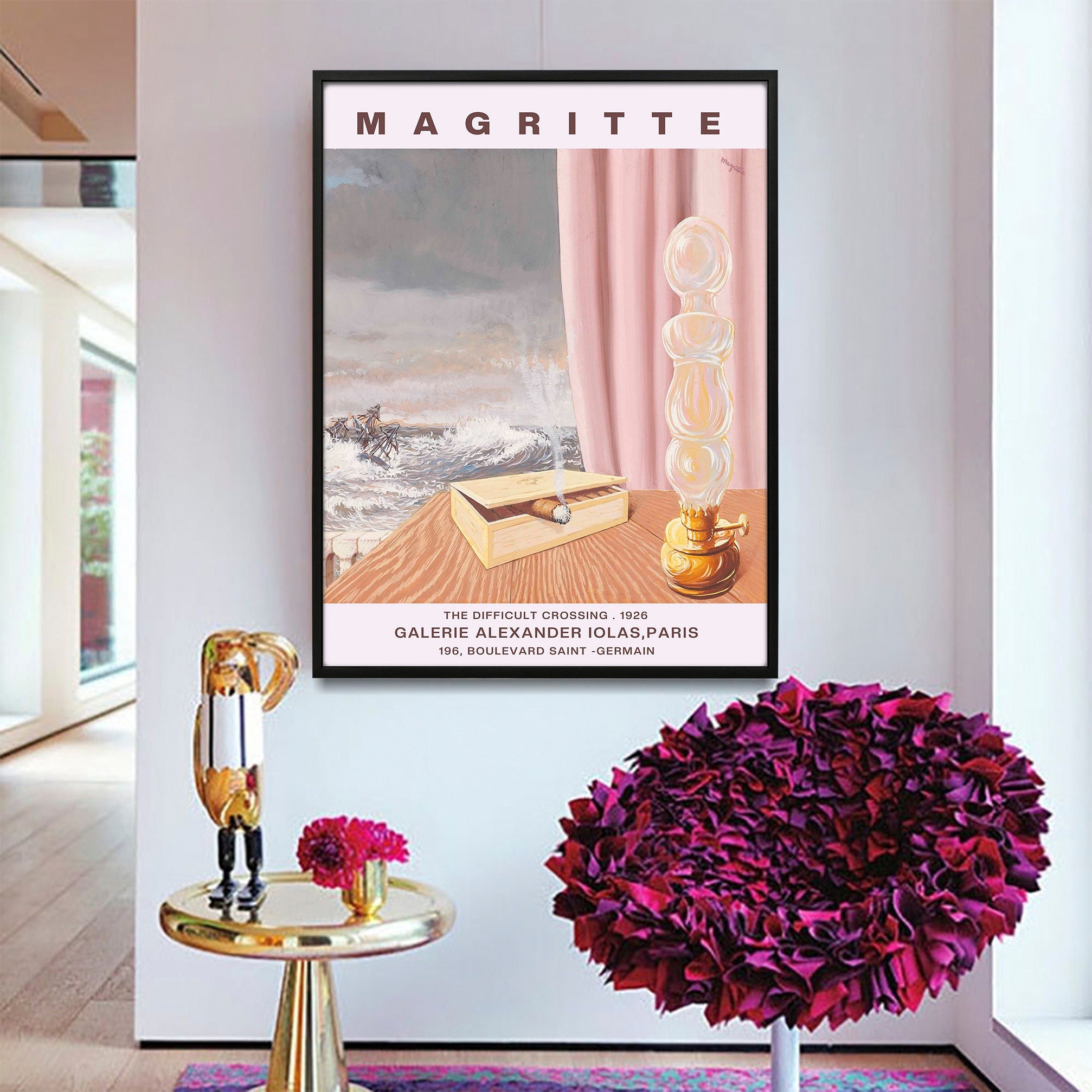 The Difficult Crossing Rene Magritte