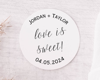 Indian Couple Wedding Favor Stickers Personalized Party Favor Stickers ...