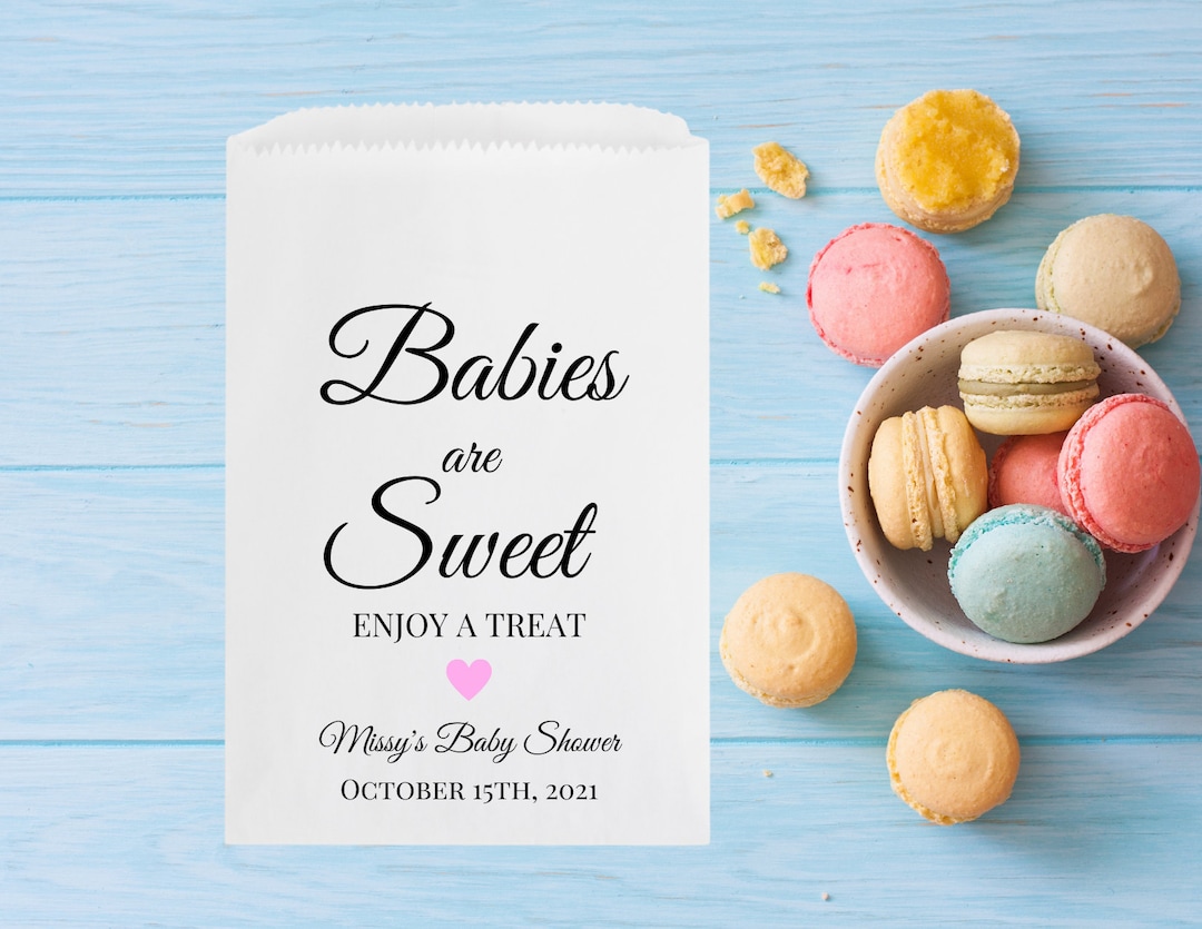 Babies Are Sweet Treat Bag Baby Shower Candy Bags Baby - Etsy