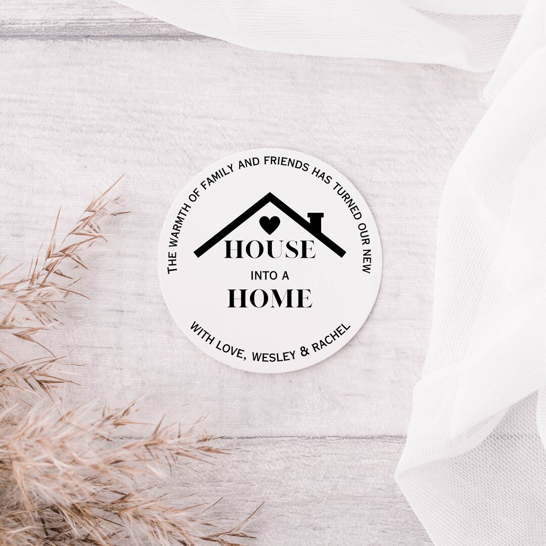 Housewarming Party Favor Stickers, Housewarming Party Favors, New Home ...