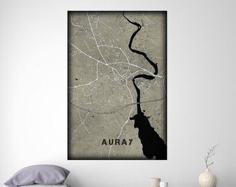 1968 U.S. Western Map Vintage the Historic Western Poster Print Ghost ...