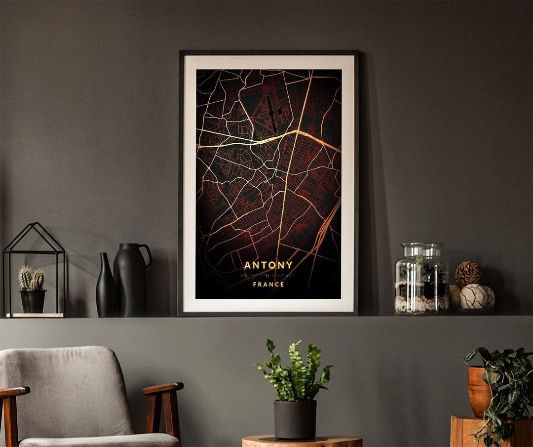 Antony Night City Light Map - Etsy