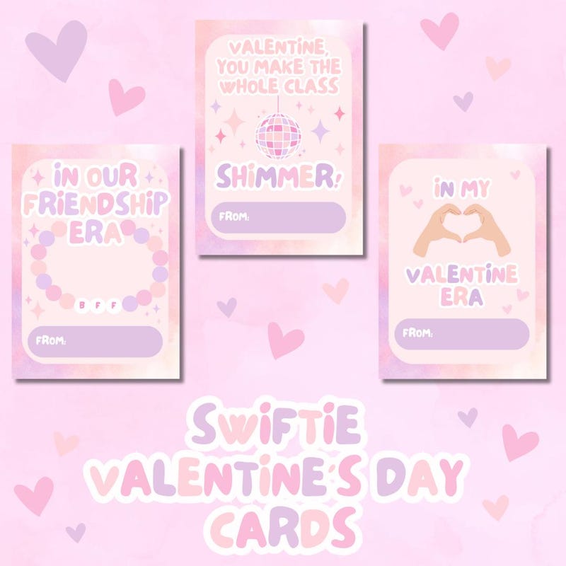 Taylor Swiftie Valentine Cards - Etsy