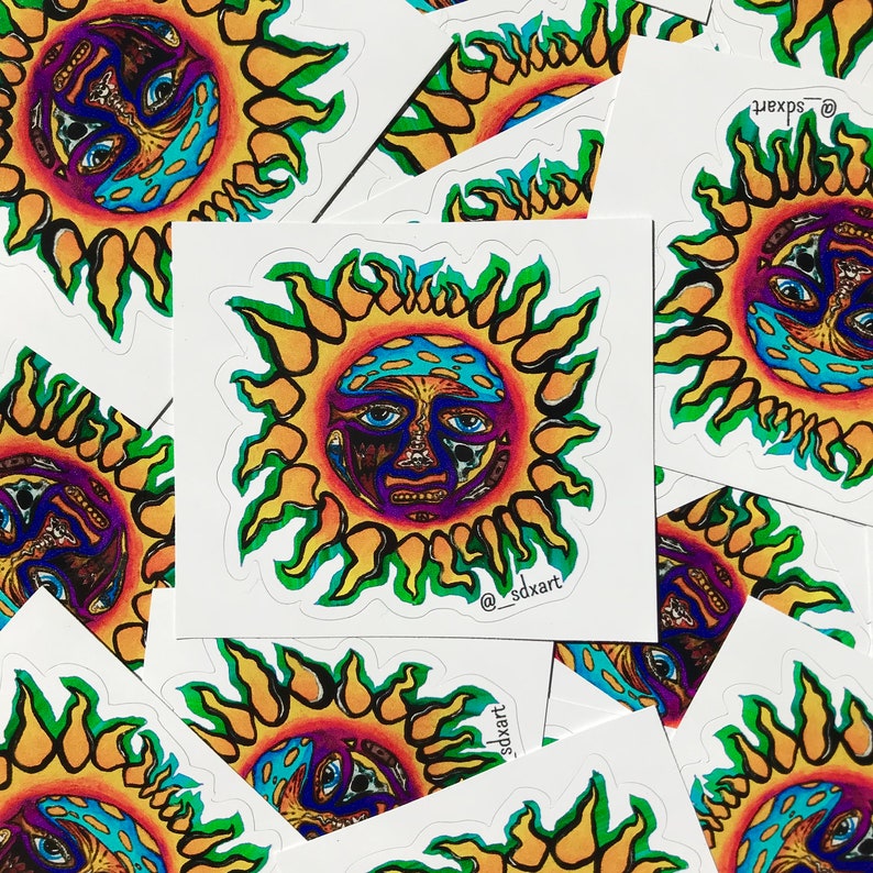 Sublime Sun STICKER - Etsy