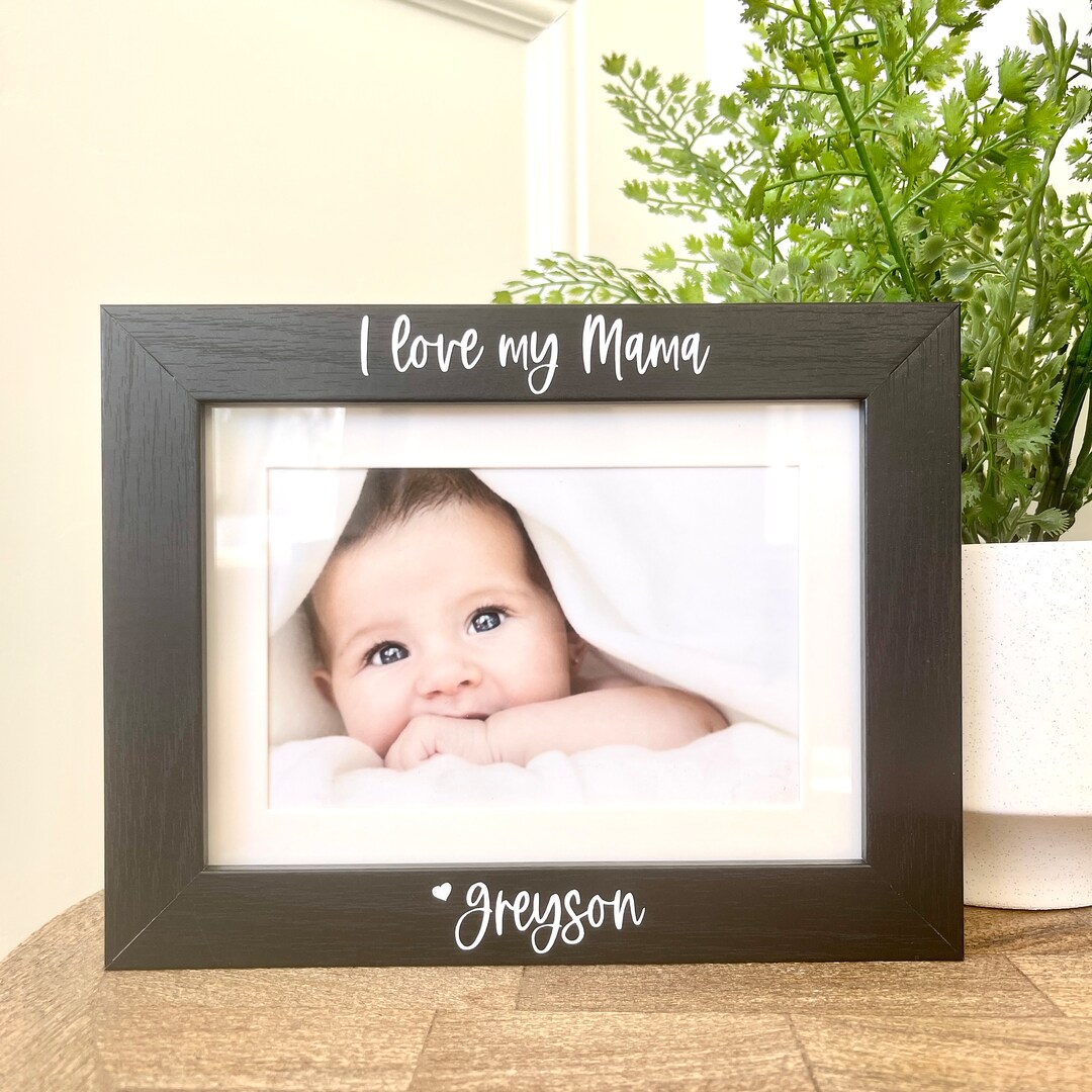 I Love My Mama Picture Frame Gift, Gift for Mama, Mother's Day Gift ...